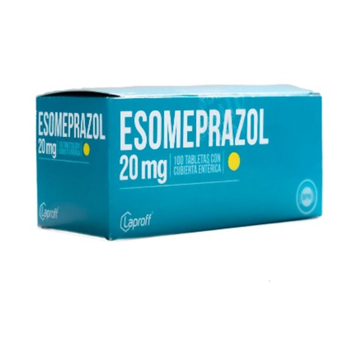Esomeprazol 20 Mg X 100 Tab