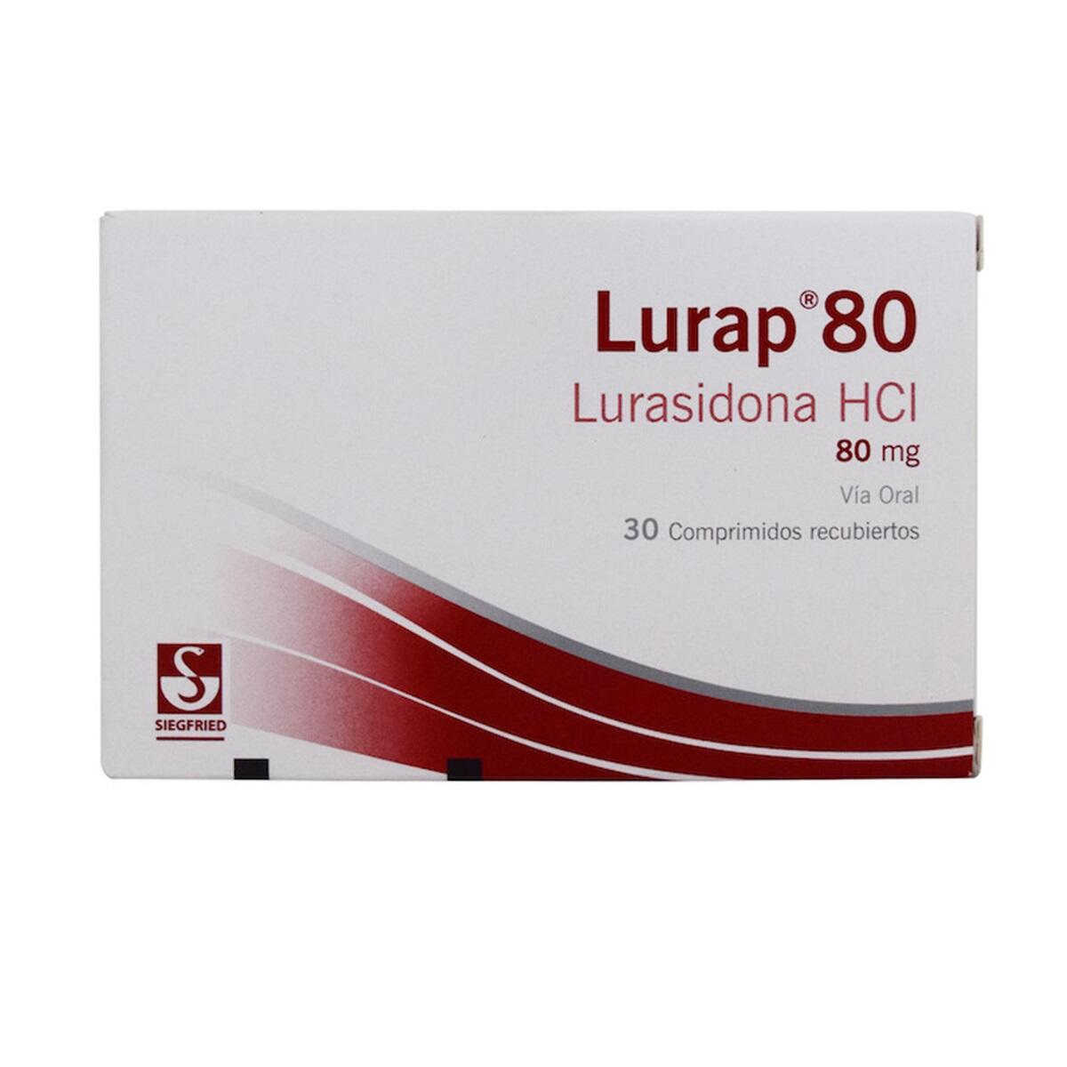 Lurap Lurasidona 80 Mg X 30 Comp