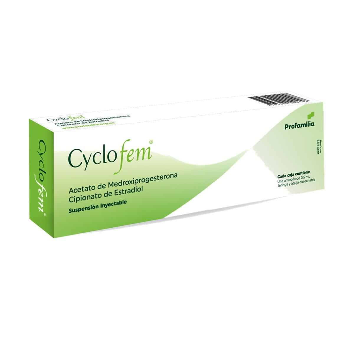 Compra Cyclofem 0.5 ML Caja X 1 Amp | TDV