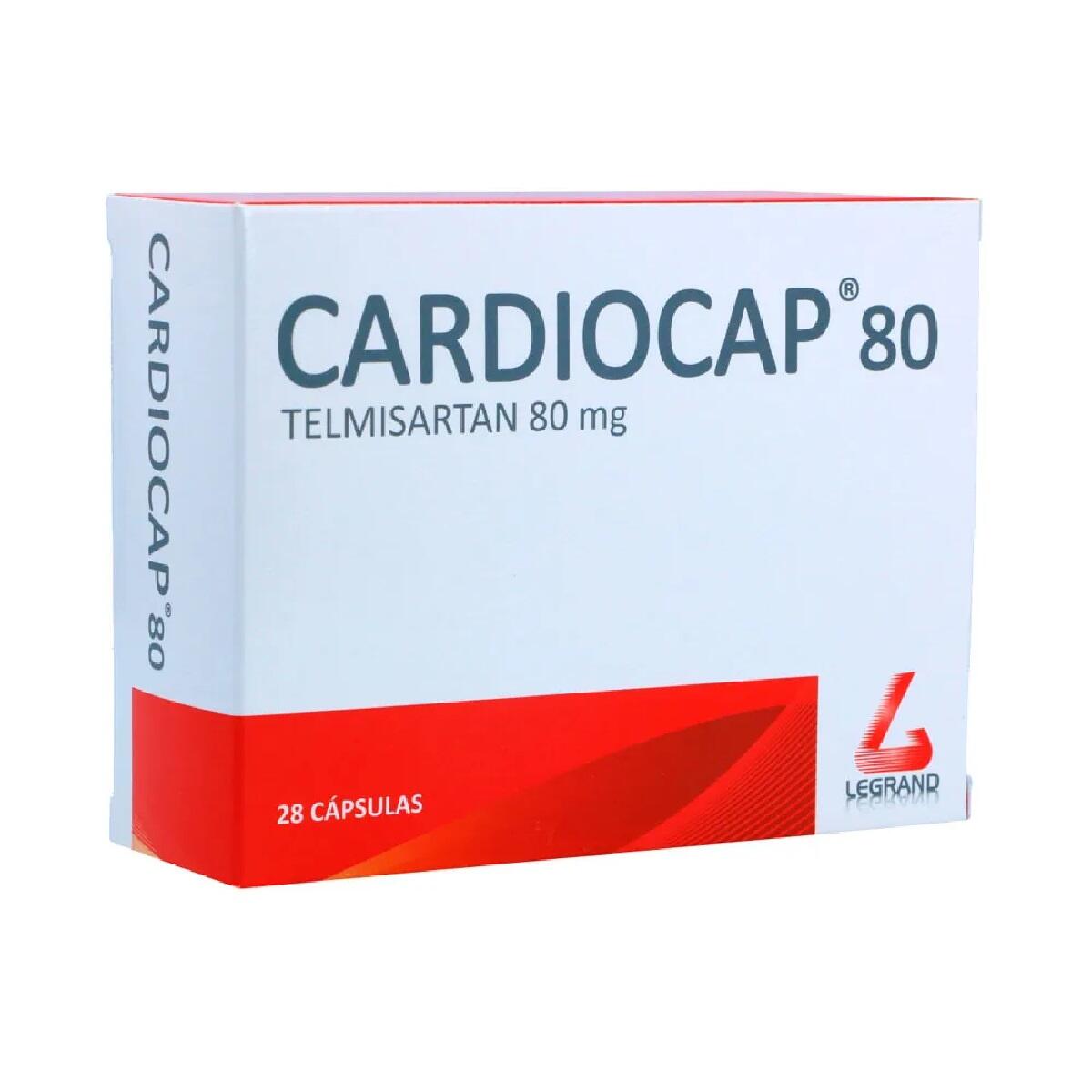 CARDIOCAP 80 MG CAJA X 28 TABL