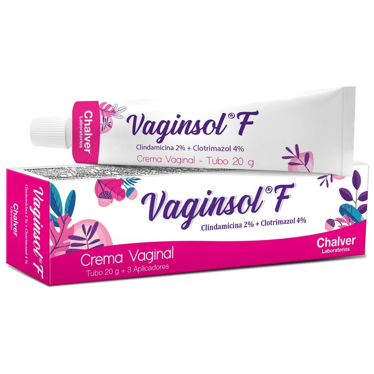 VAGINSOL F CREMA VAGINAL TUBO X 20 GR X 3 APLICADORES