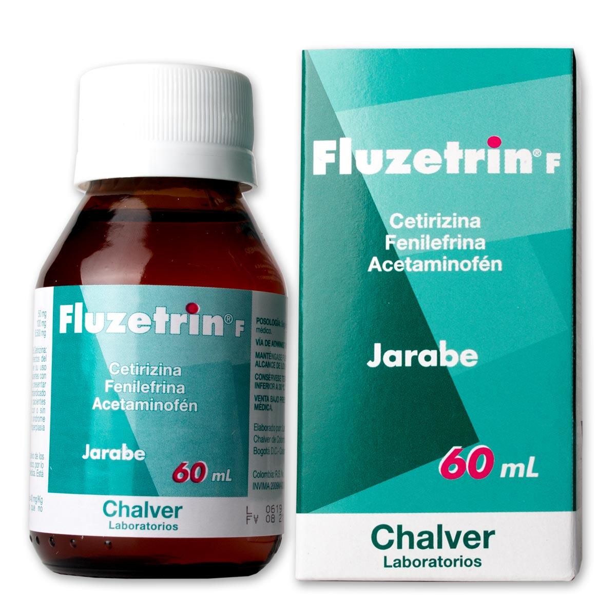FLUZETRIN F JARABE FRASCO X 60 ML