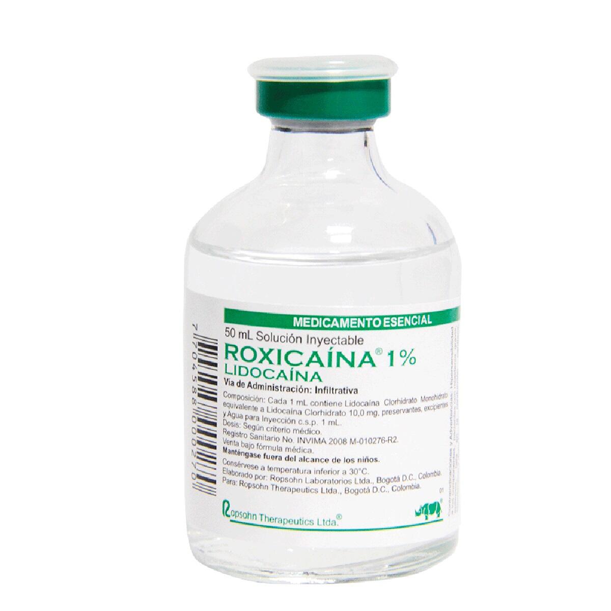 ROXICAINA 1% SIMPLE FRASCO X 50 ML