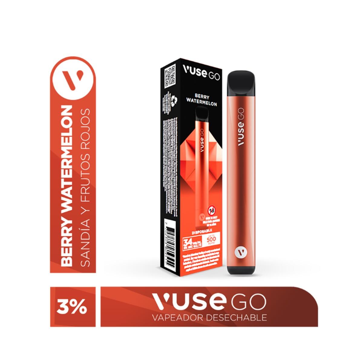 Vapeador Vuse Go Berry Watermelon 3% X 500 Puffs