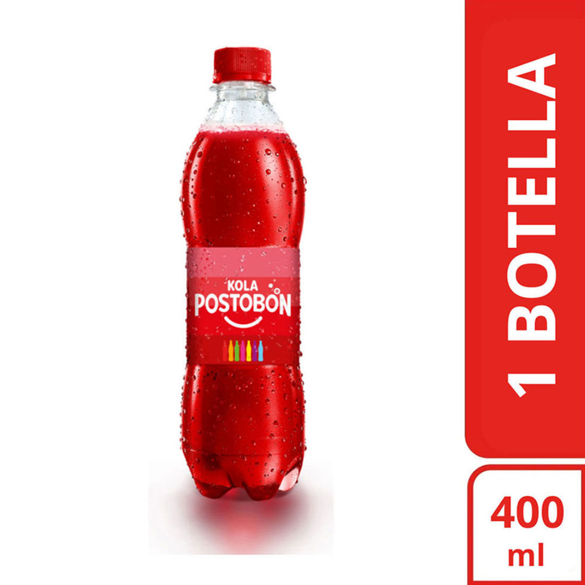 Gaseosa Kola Postobon Botella X 400 Ml
