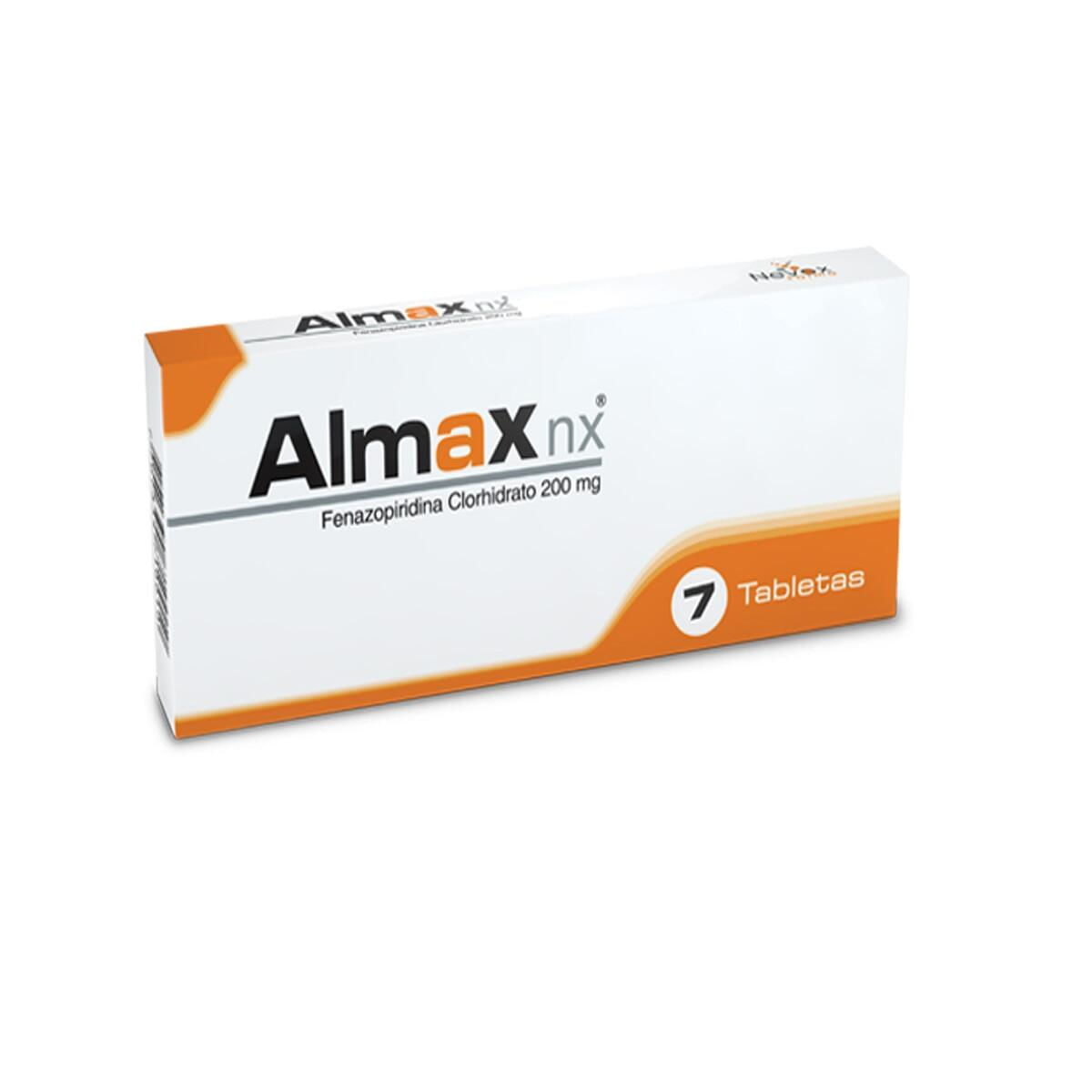 ALMAX NX 200 MG CAJA X 7 TABL