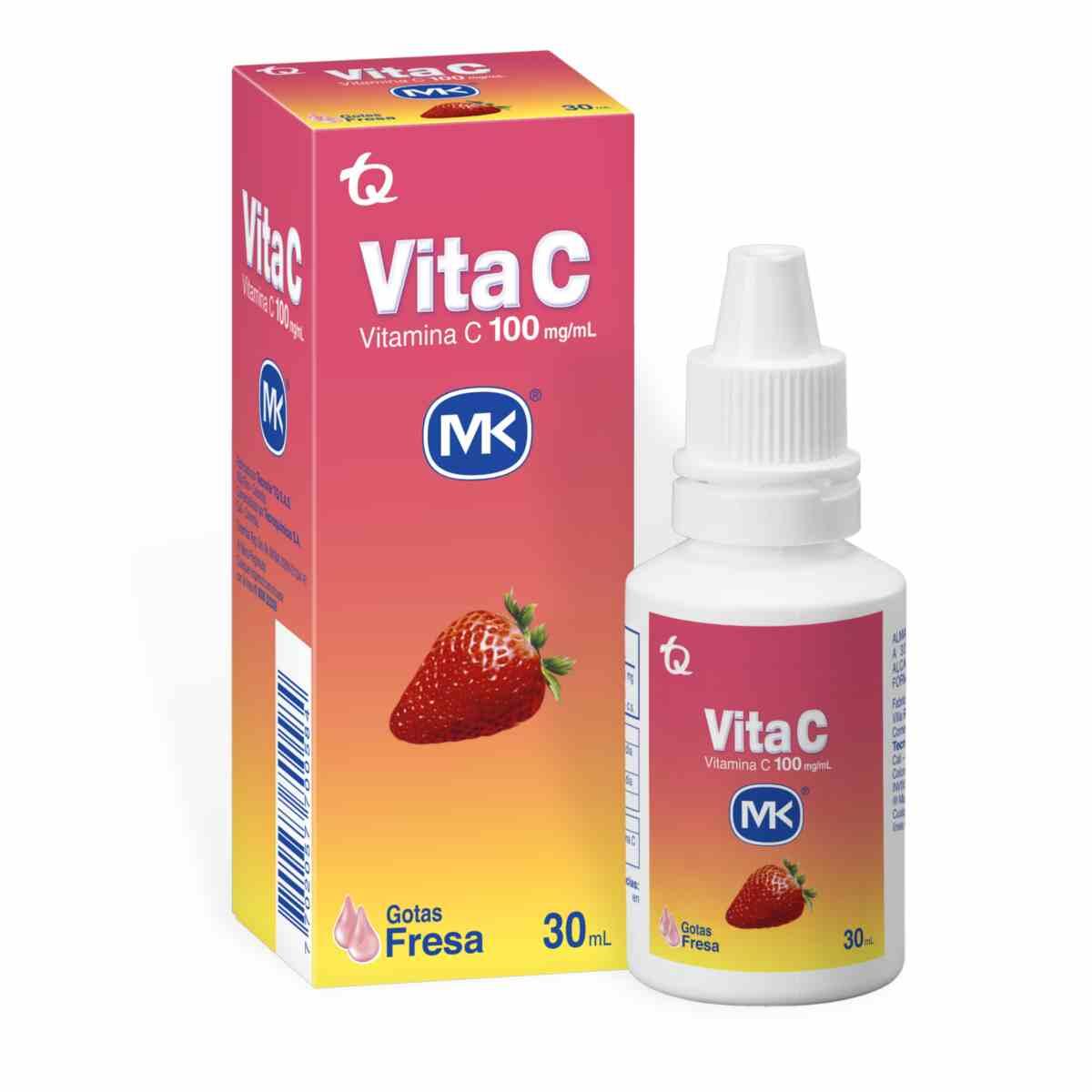 VITA C GOTAS FRESA FRASCO X 30 ML