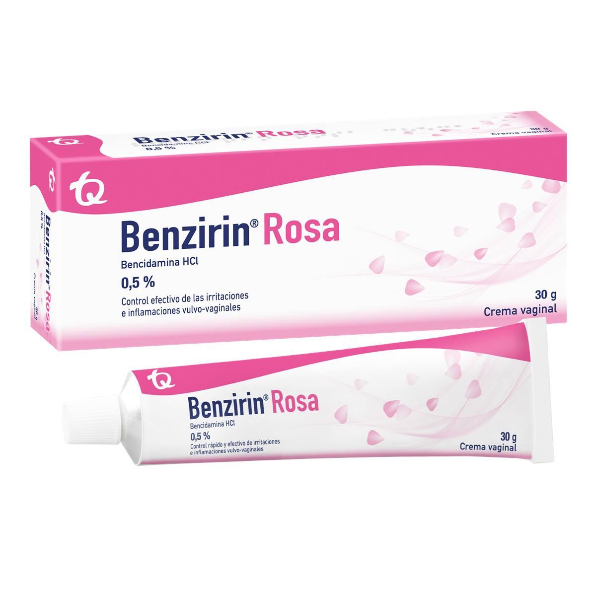 BENZIRIN ROSA CREMA VAGINAL TUBO X 30 GR.