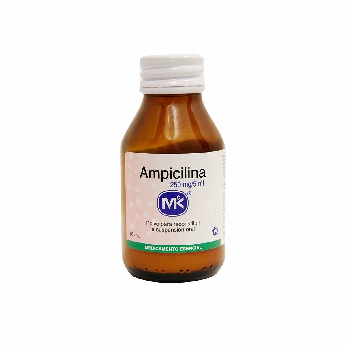 AMPICILINA 250 MG SUSPENSION FRASCO X 60 ML