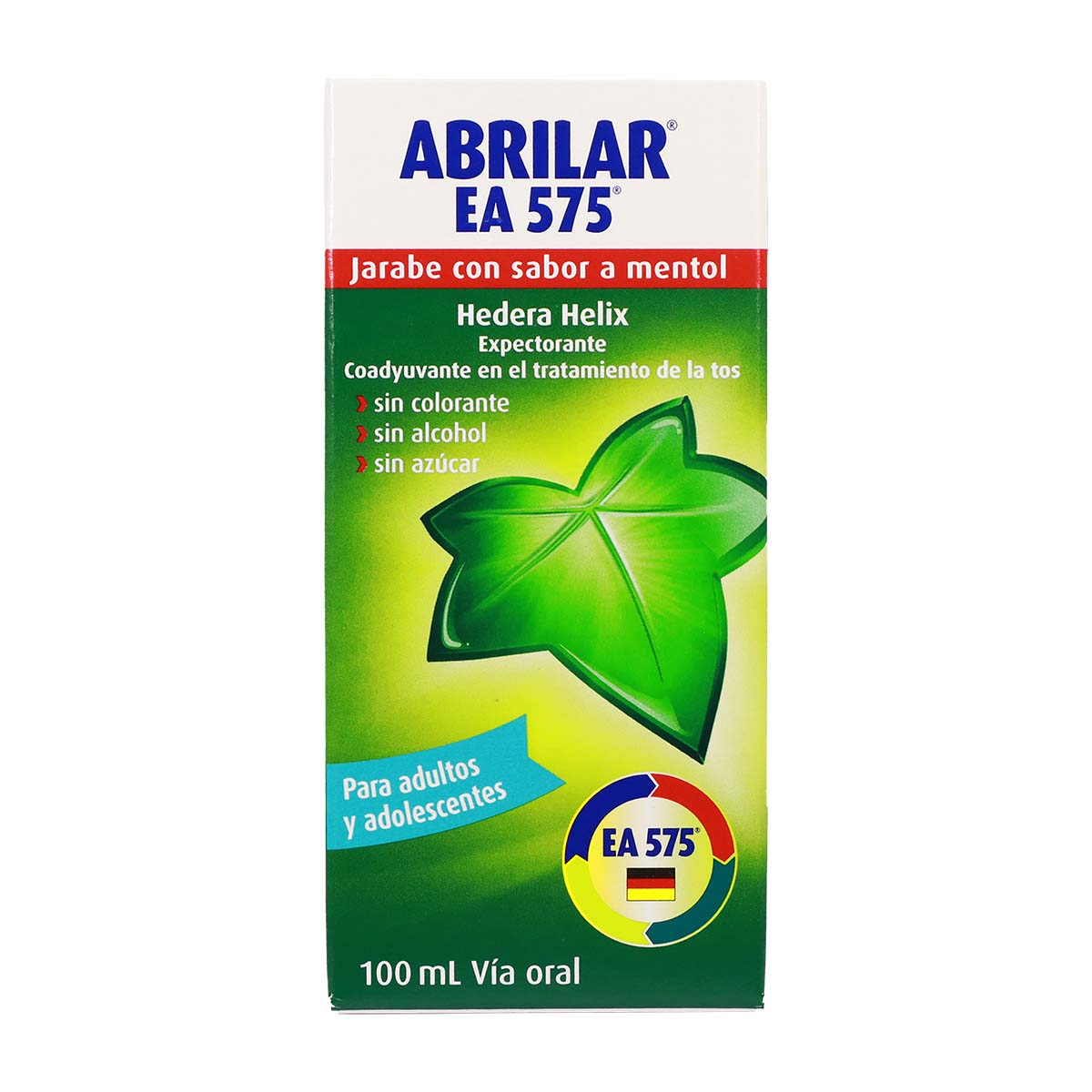 ABRILAR JARABE EA 575 MENTOL FRASCO X 100 ML