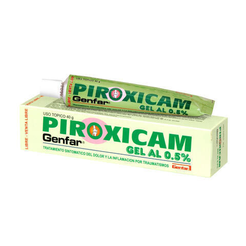 PIROXICAM GEL TUBO X 40 GR