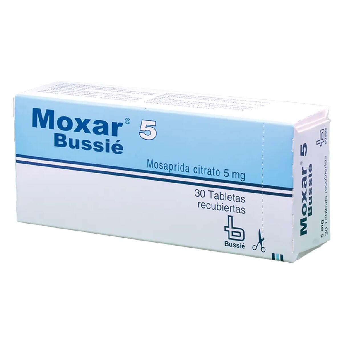 MOXAR 5 MG CAJA X 30 TABL