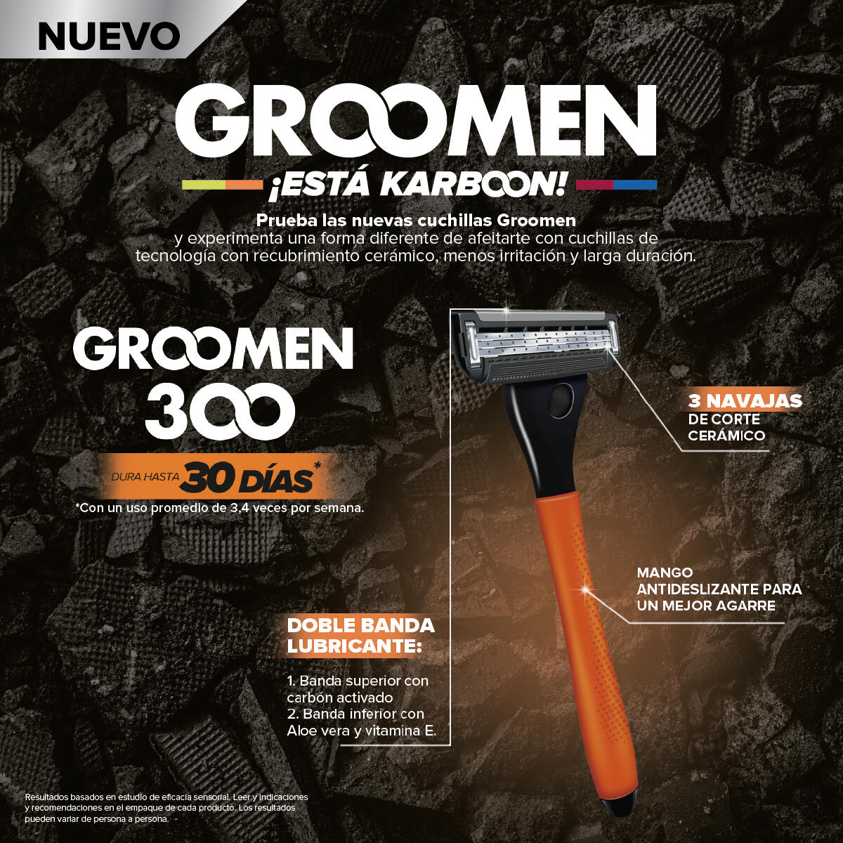 Maquina Afeitar Groomen 300 Con 1 Cartucho