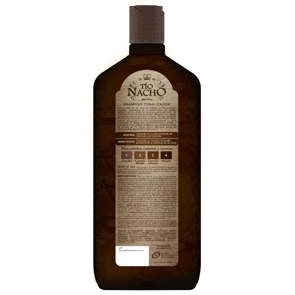 Shampoo Tio Nacho Anti-canas X 415 Ml