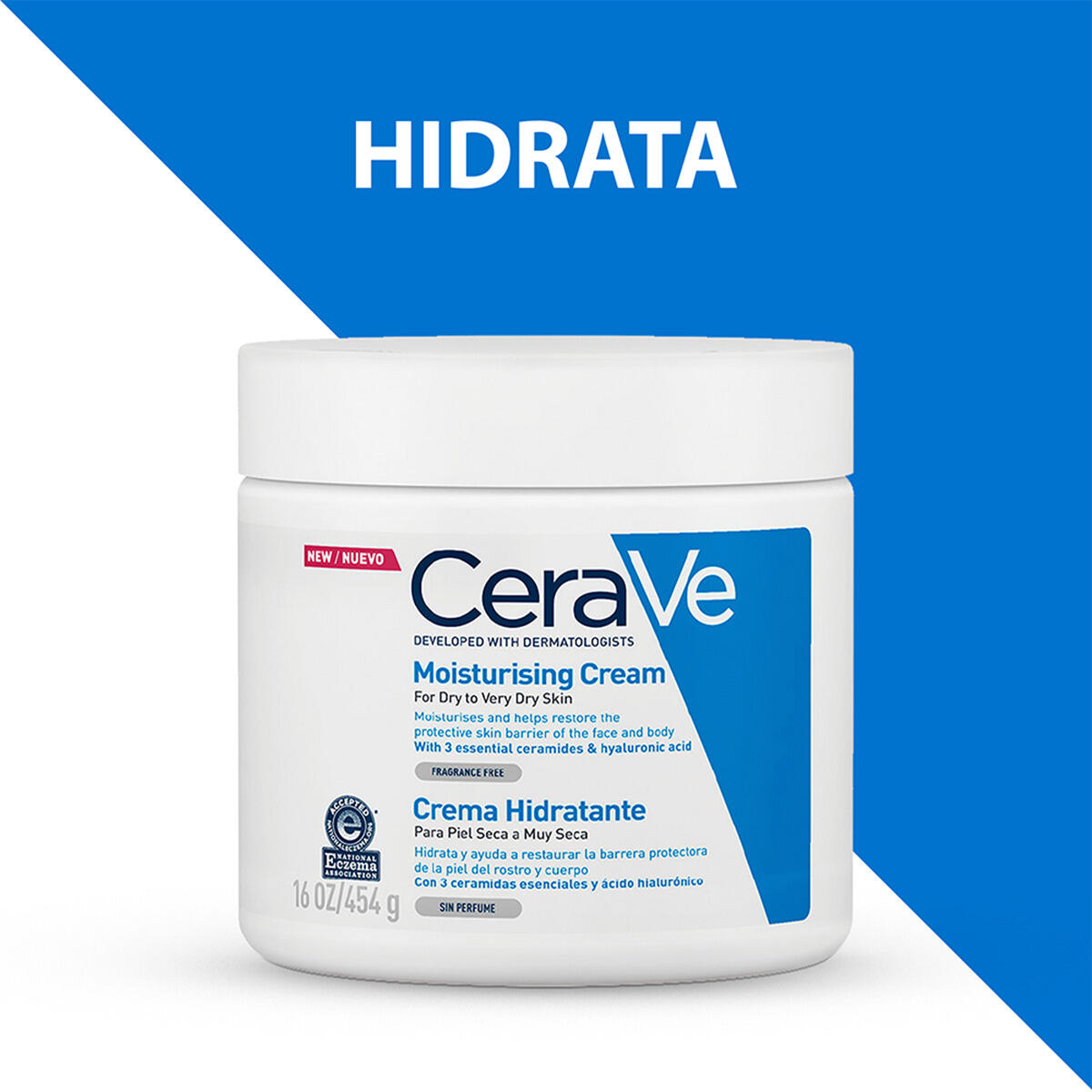 Cerave Crema Hidratante Pote X 454 Gr
