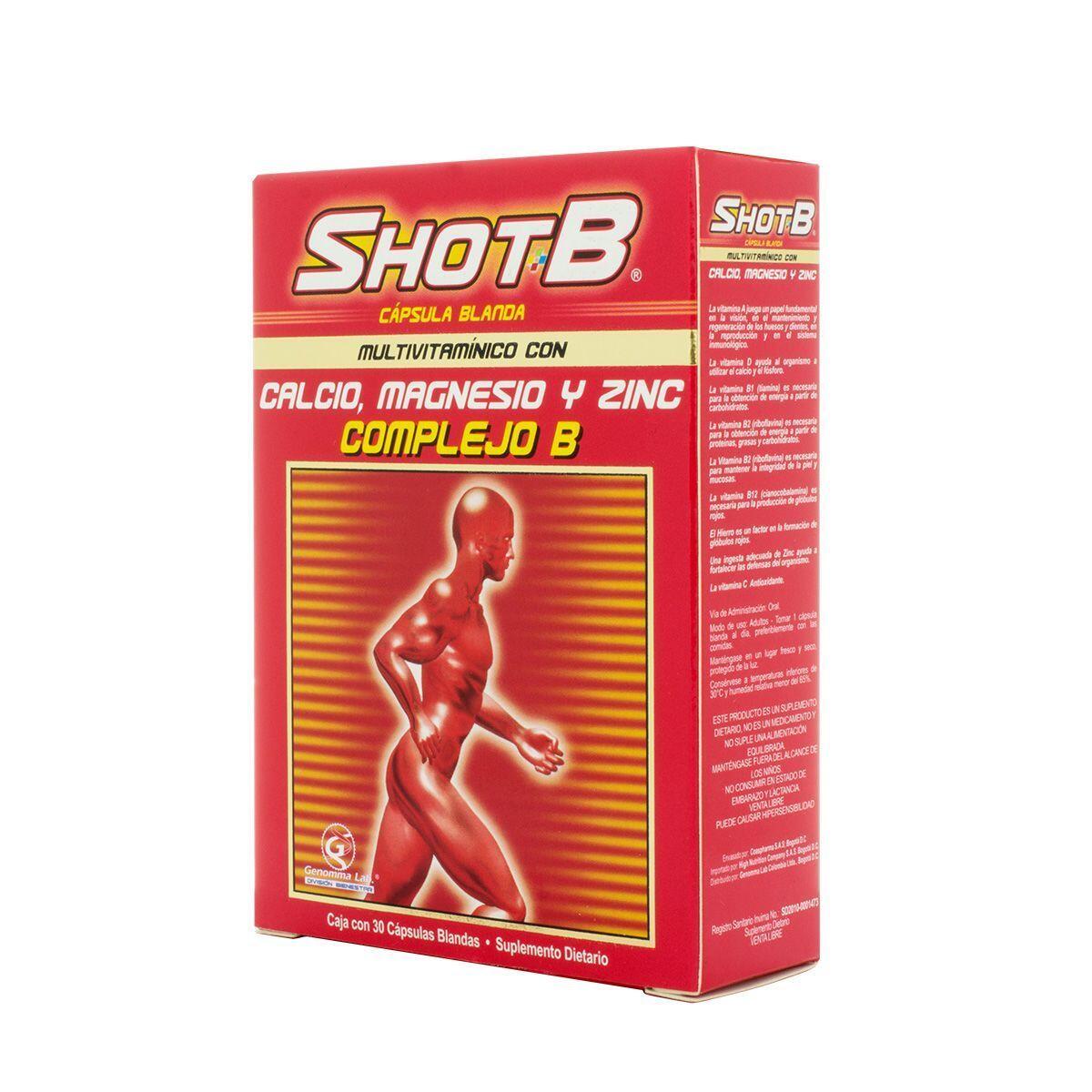 SHOT B CAJA X 30 CAP X 2 P.ESP