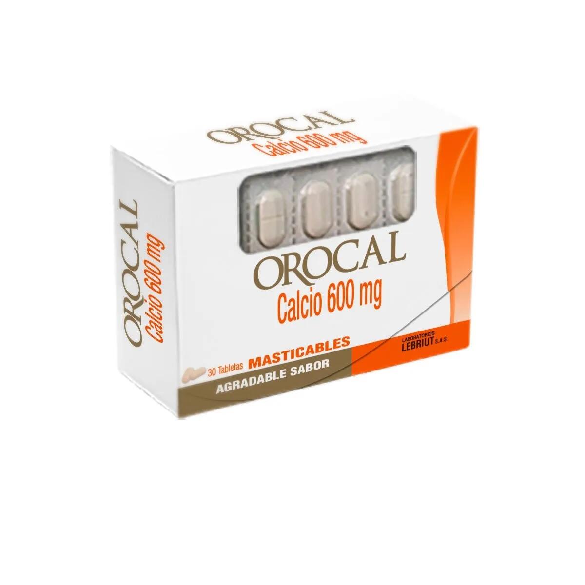 Orocal Carbonato Calcio 1500 Mg 30 Tabl