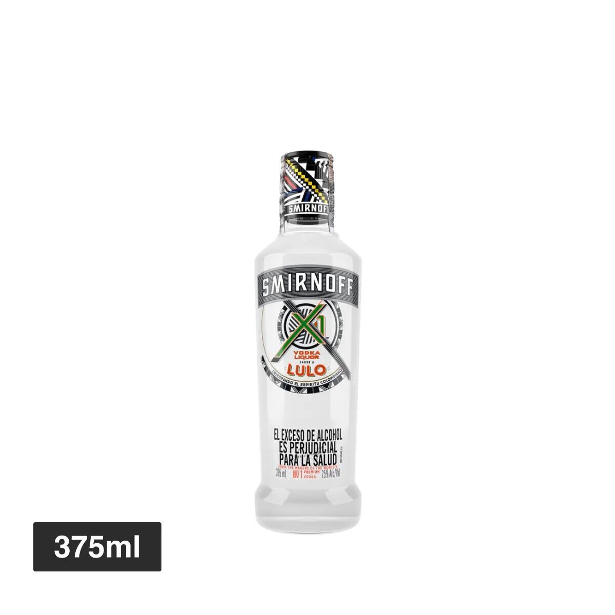 VODKA SMIRNOFF X1 LULO BOT X 375 ML