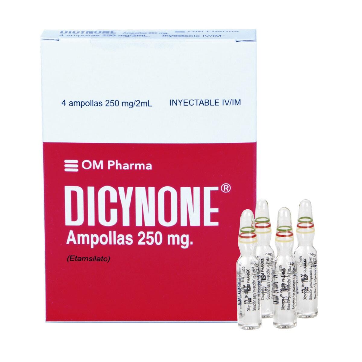 DICYNONE 250 MG CAJA X 4 AMP