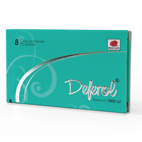 DEFEROL (VITAMINA D3) 7000 U.I CAJA X 8 CAP