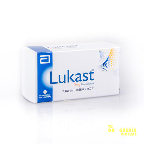 LUKAST 10 MG CAJA X 90 TABL