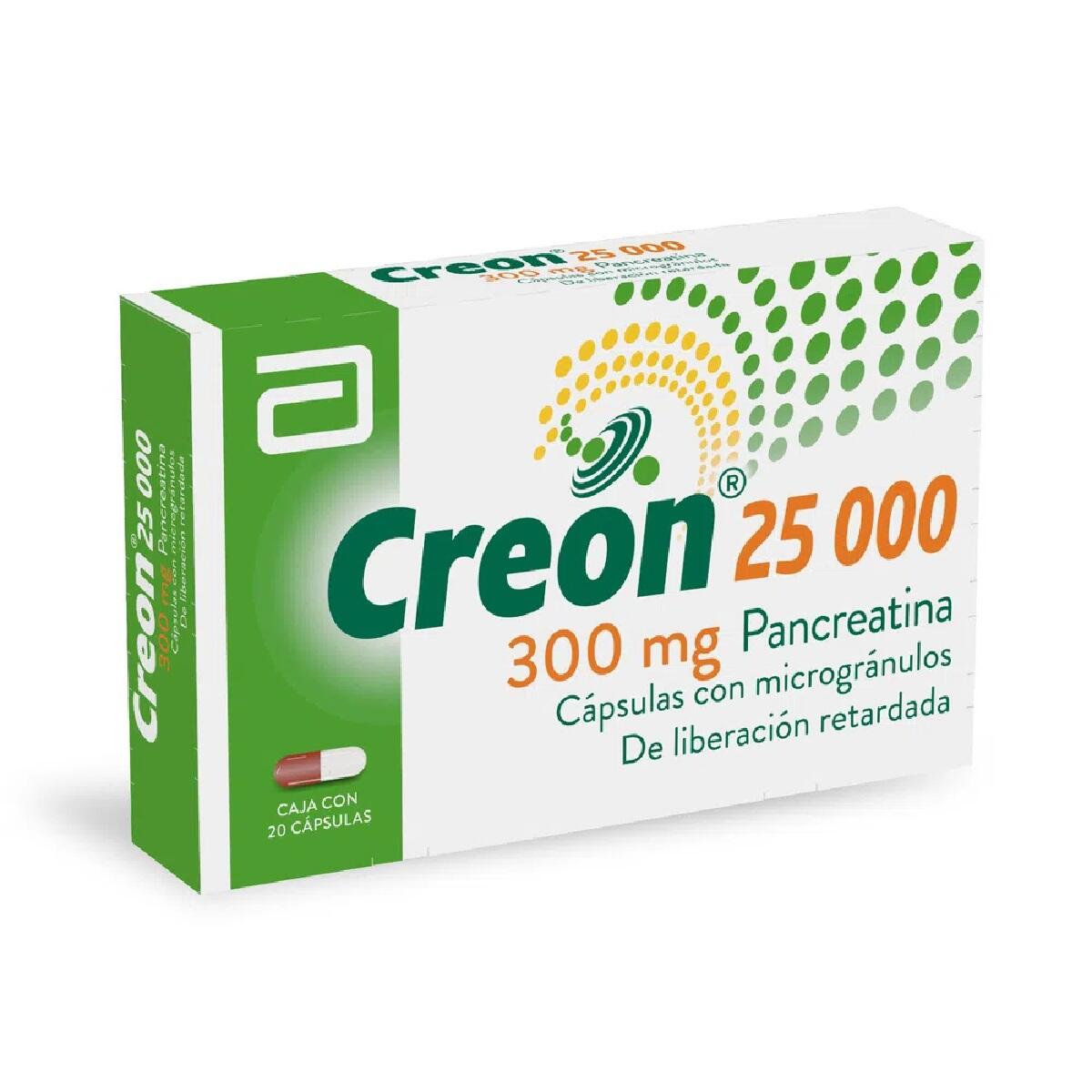 CREON 25.000 U.I CAJA X 50 CAP