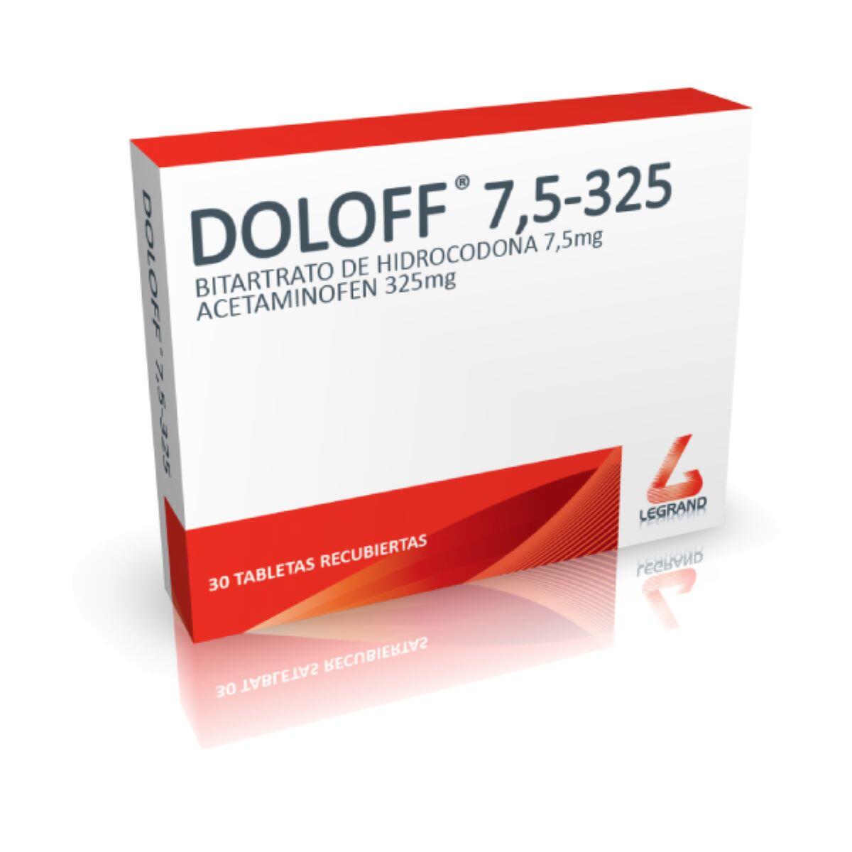 DOLOFF 7.5/325 MG X 30 TAB