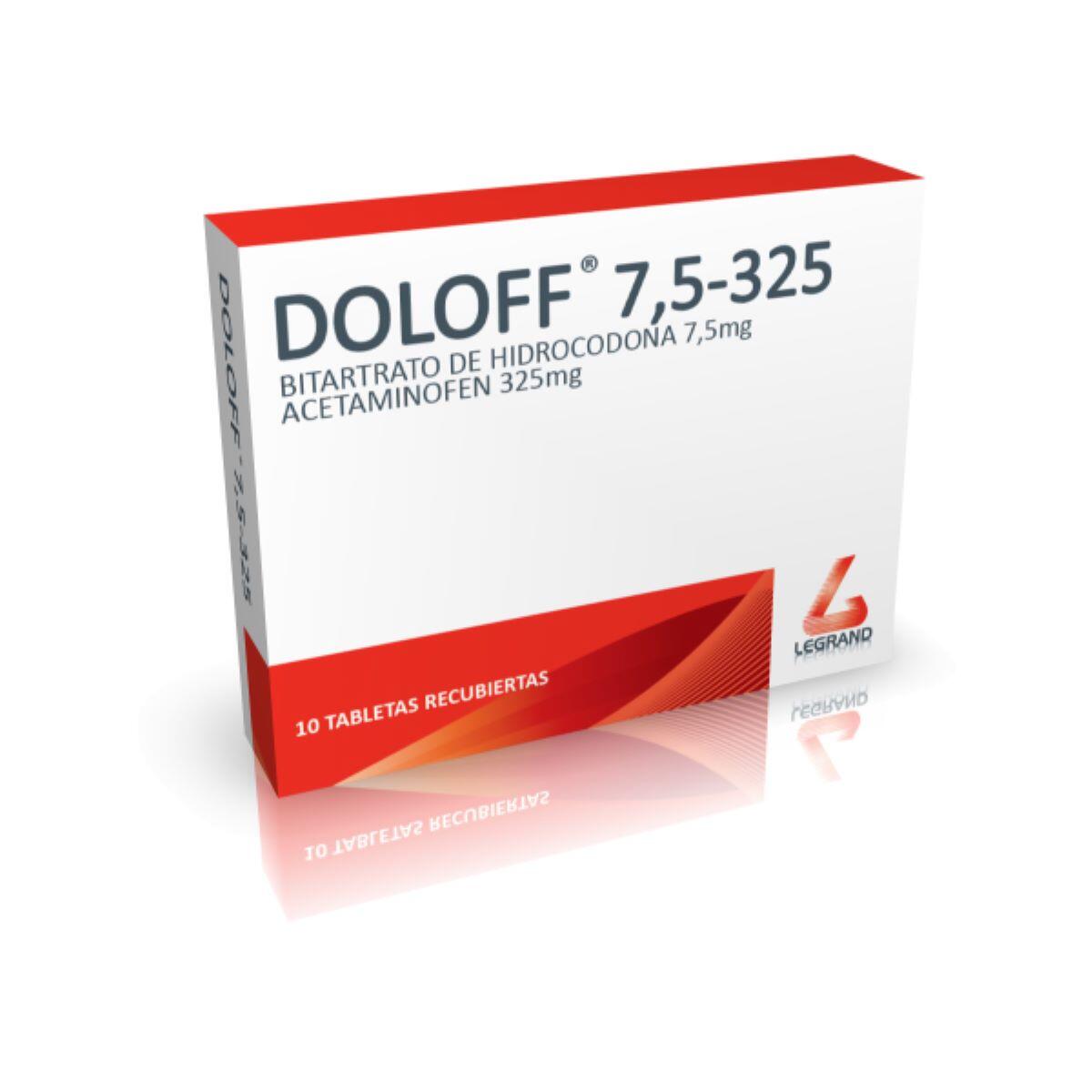 DOLOFF 7.5/325 MG X 10 TAB