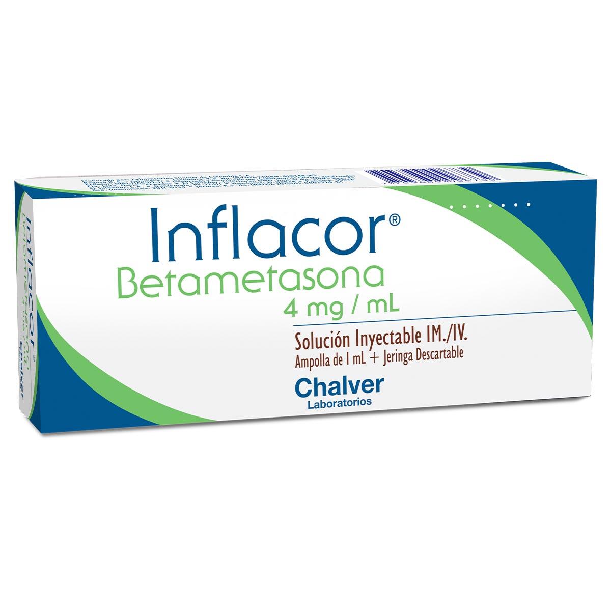 INFLACOR 4 MG CAJA X 1 ML AMP + JER