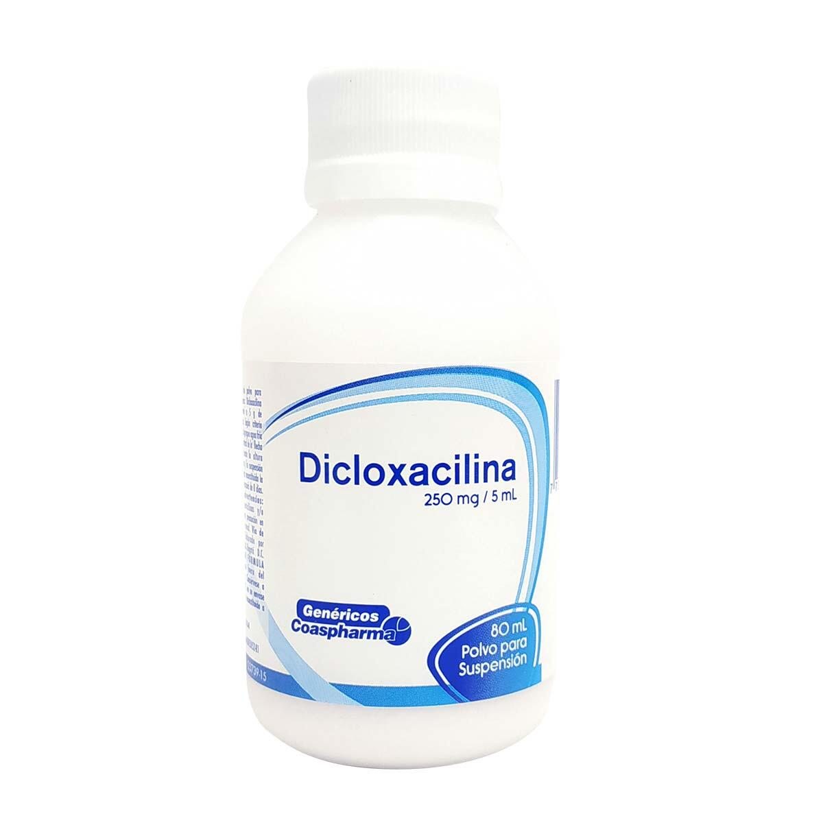 DICLOXACILINA 250 MG FRASCO X 80 ML
