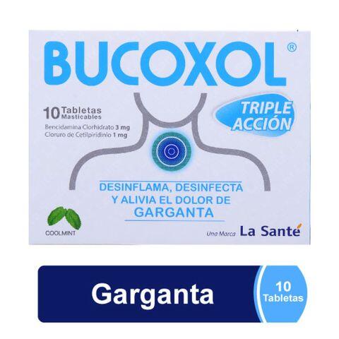 BUCOXOL COOL MINT TRIPLE ACCION CAJA X 10 TABL