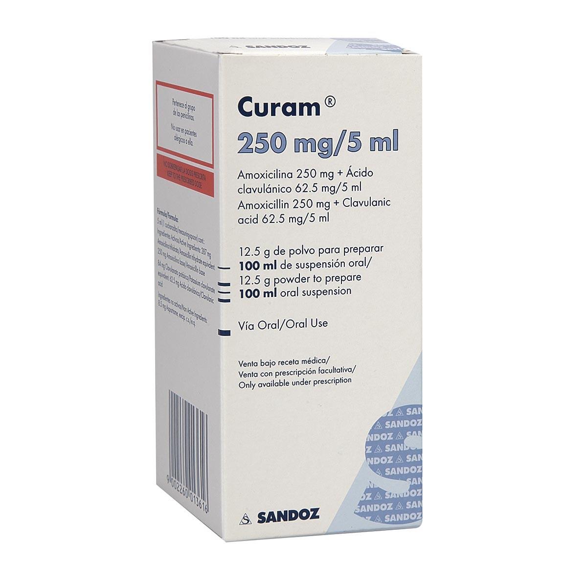 CURAM 250 MG FRASCO X 100 ML