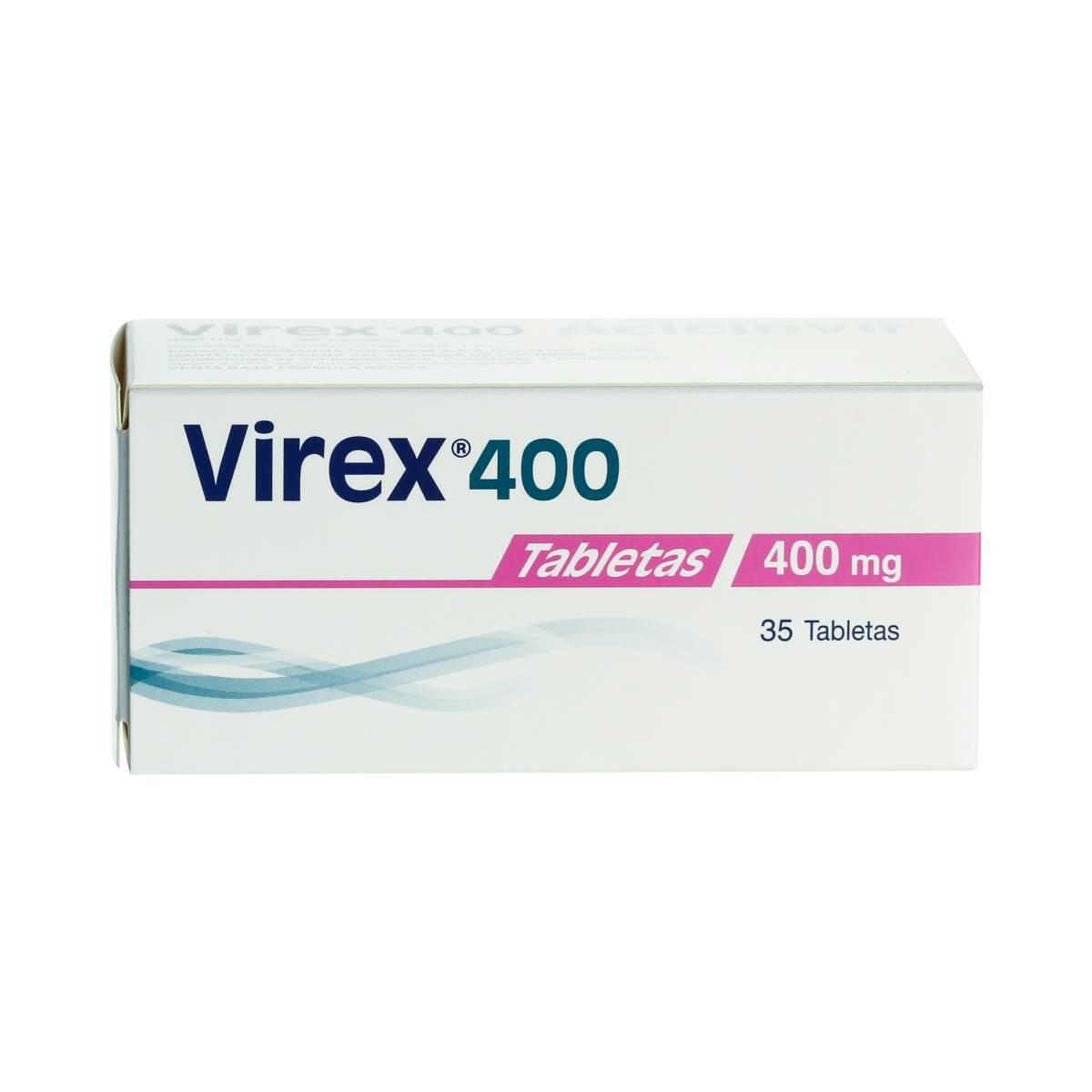 VIREX 400 MG CAJA X 35 TABL