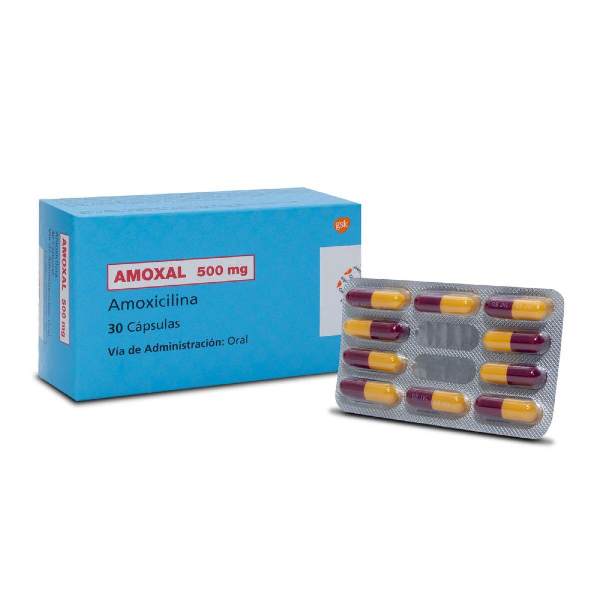 AMOXAL 500 MG CAJA X 30 CAP