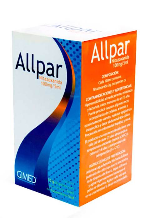 ALLPAR (NITAZOXANIDA) SUSPENSION X 30 ML