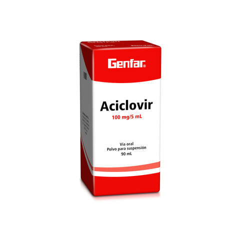 ACICLOVIR SUSPENSION FRASCO X 90 ML