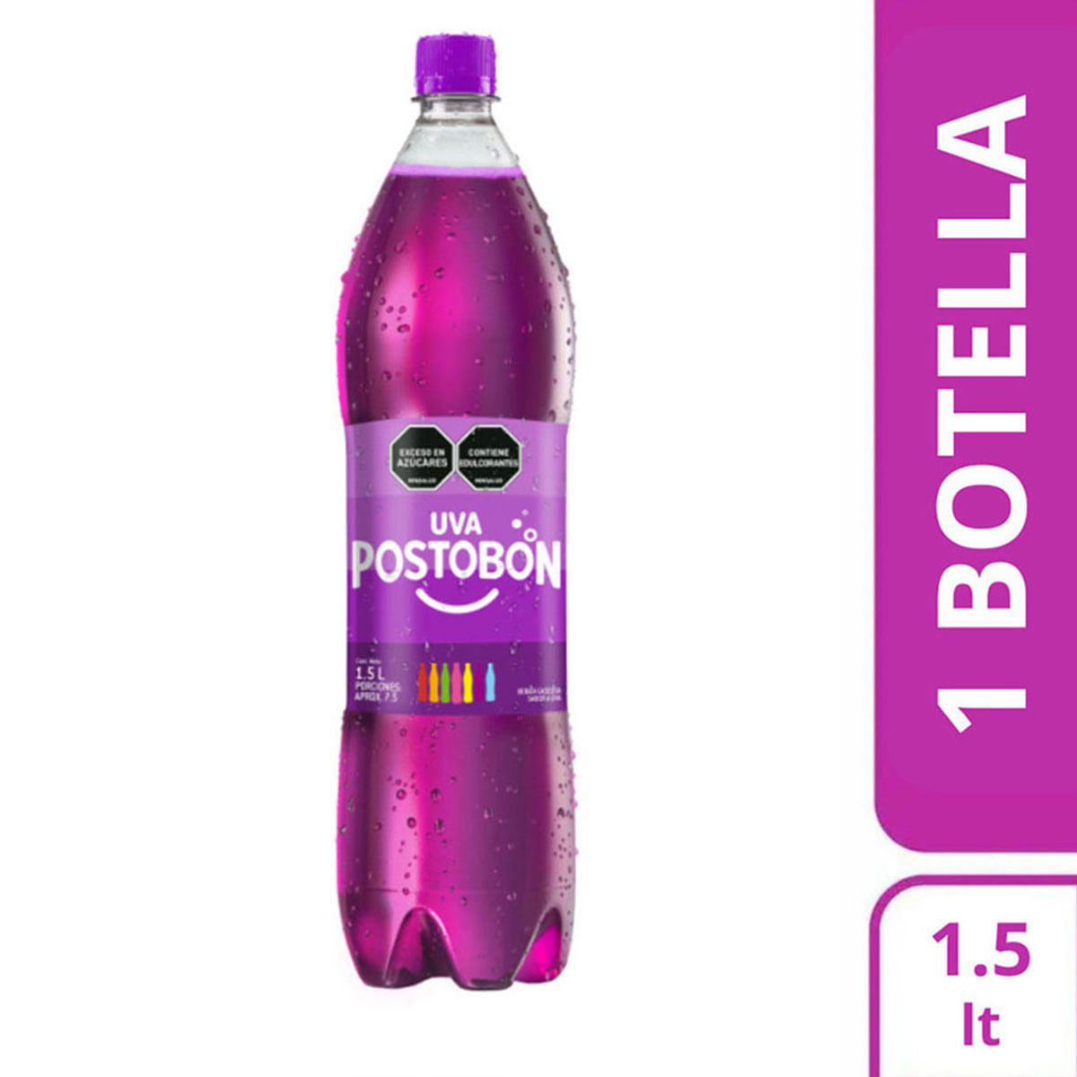 GASEOSA UVA POSTOBON BOT X 1.5 LT