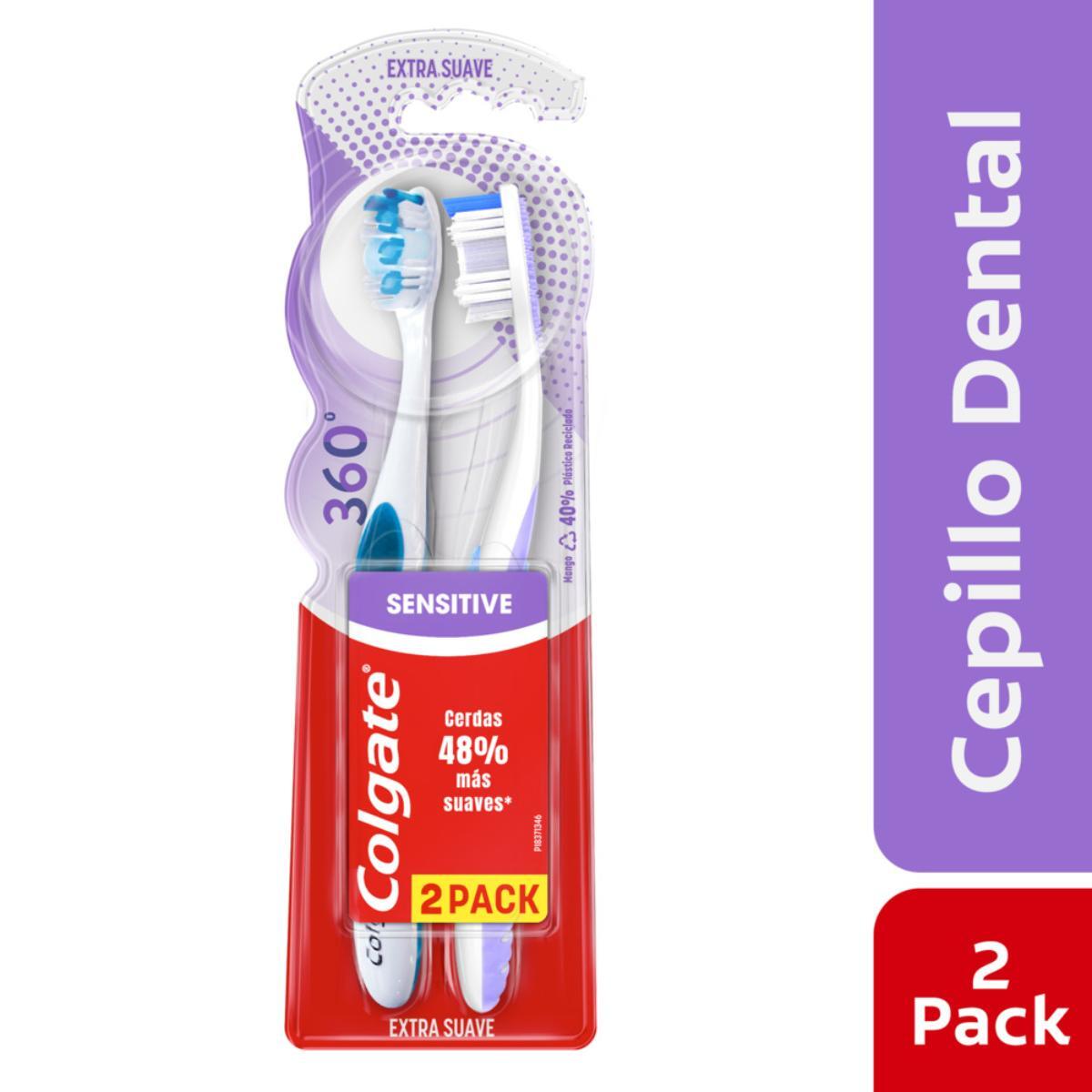 CEPILLO DENTAL COLGATE 360 SENSITIVE PRO ALIVIO 2X1 P.ESP