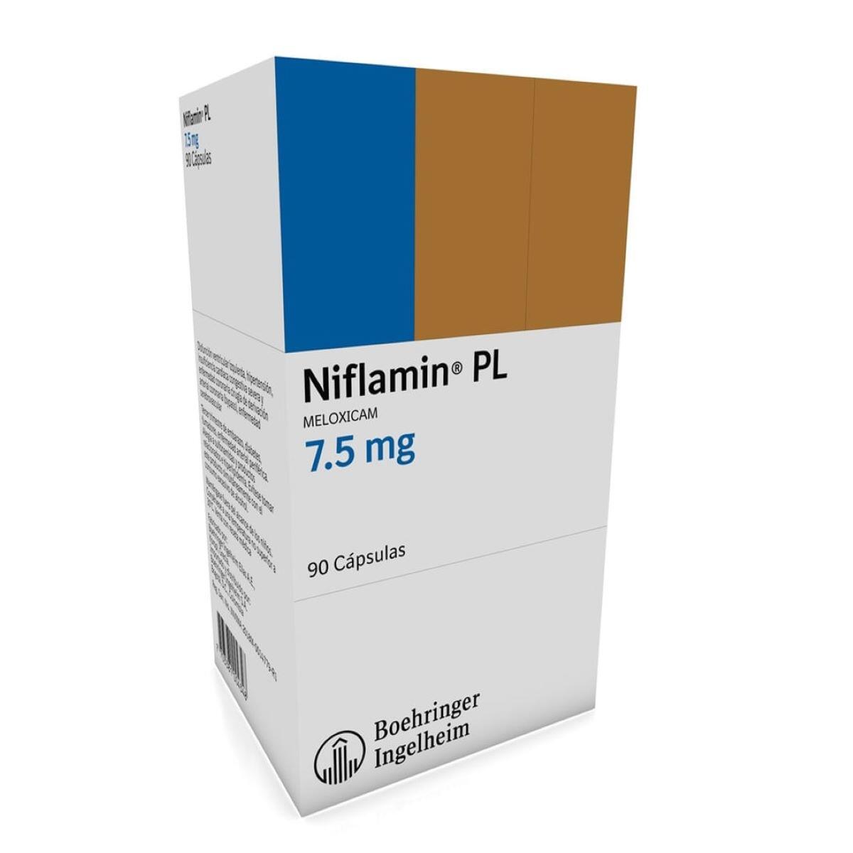 NIFLAMIN PL 7.5 MG CAJA X 90 CAP