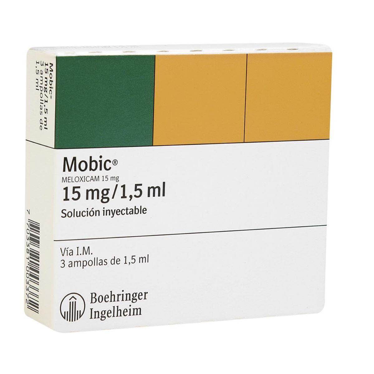 MOBIC 15 MG CAJA X 3 AMP