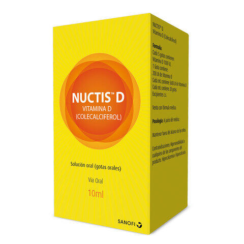 NUCTIS D GOTAS FRASCO X 10 ML