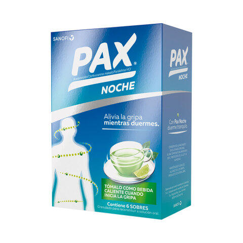 PAX NOCHE LIMON CAJA X 6 SOBRES