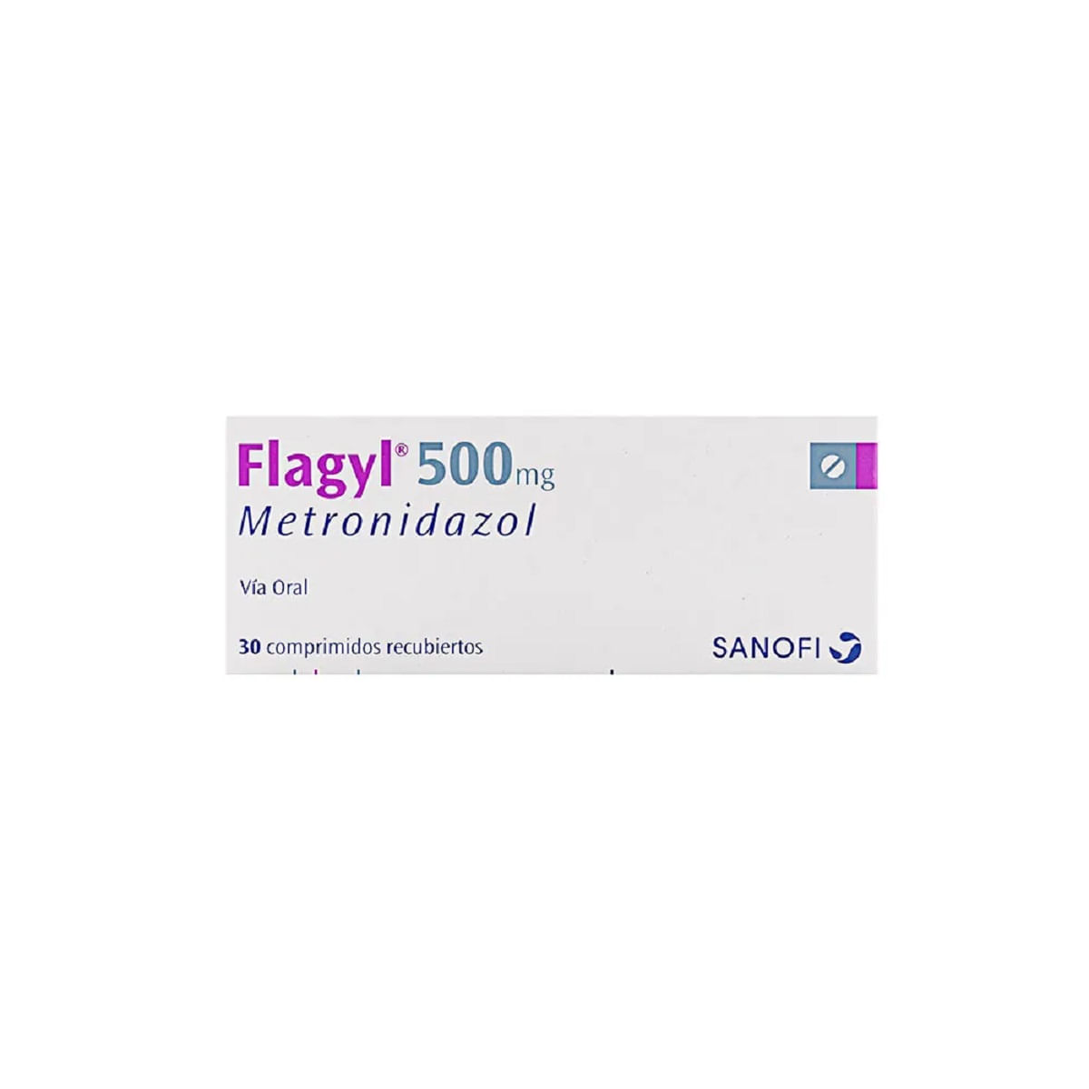 FLAGYL 500 MG CAJA X 30 COMP