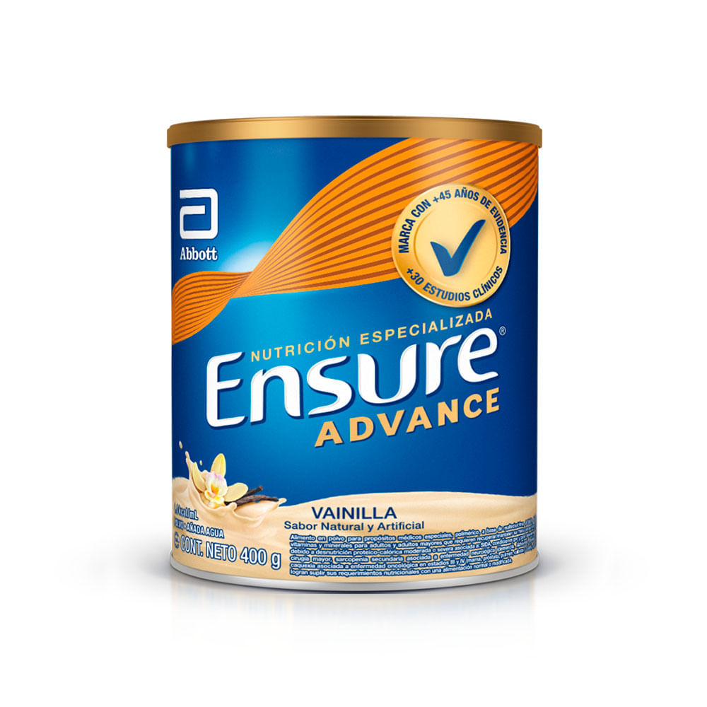 Compra Ensure Advance Polvo Vainilla Tarro X 400 Gr | TDV