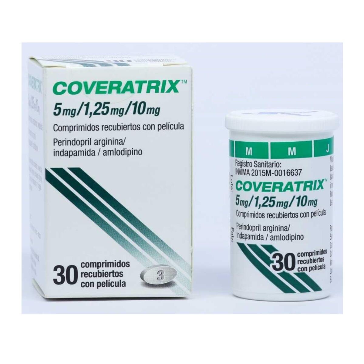 COVERATRIX 5/1.25/10 MG CAJA X 30 TAB
