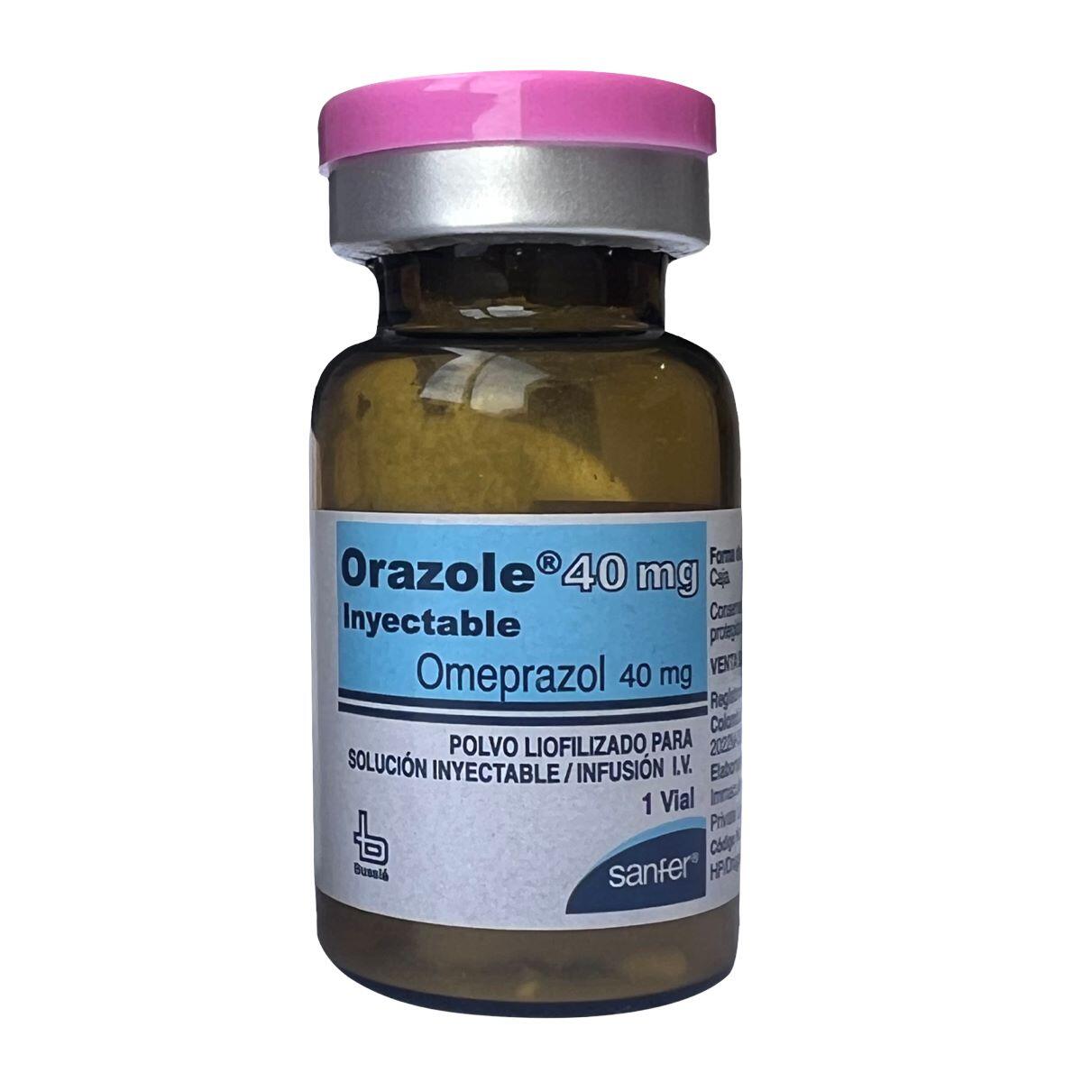 ORAZOLE 40 MG CAJA X 1 AMP