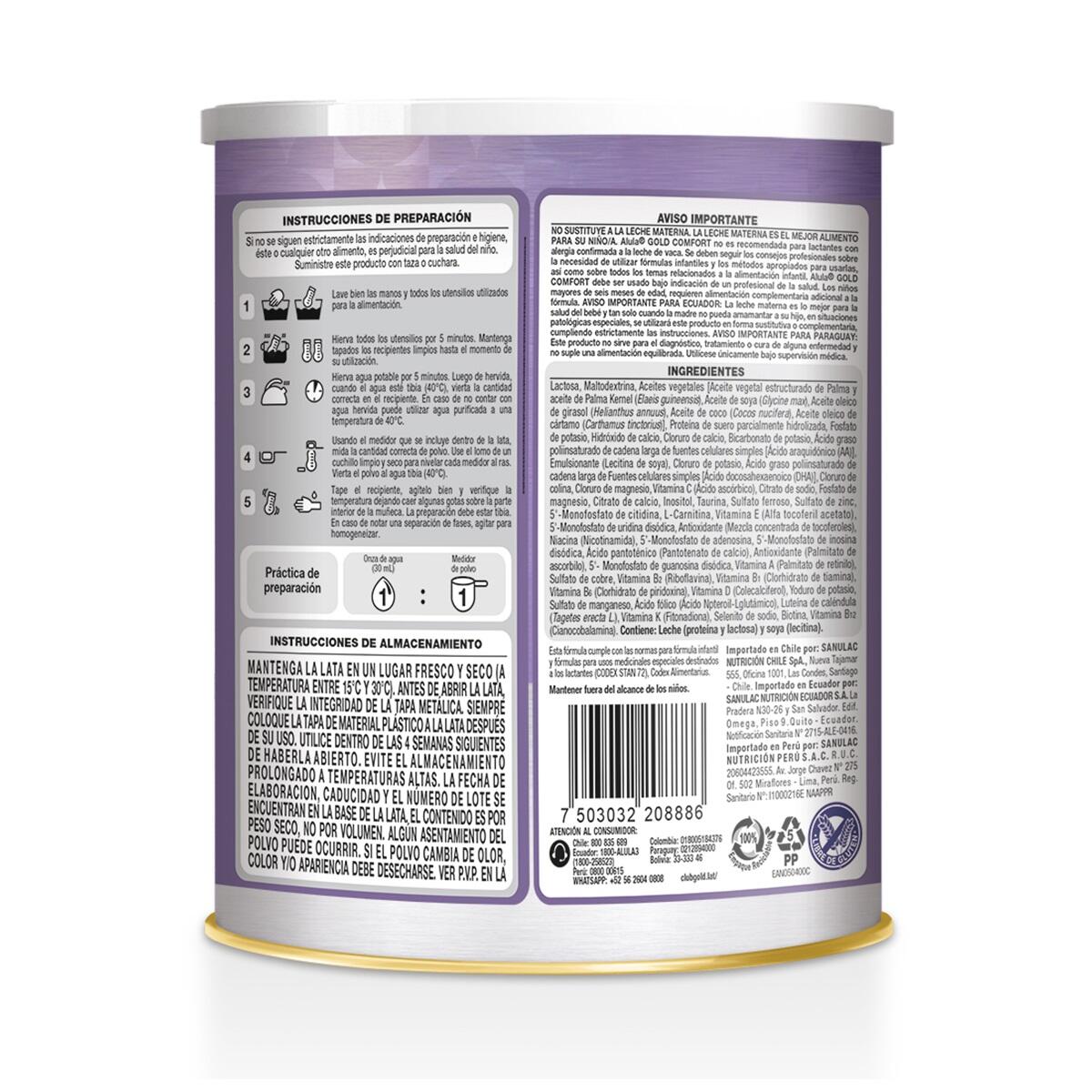 S-26 ALULA COMFORT GOLD TARRO X 400 GR