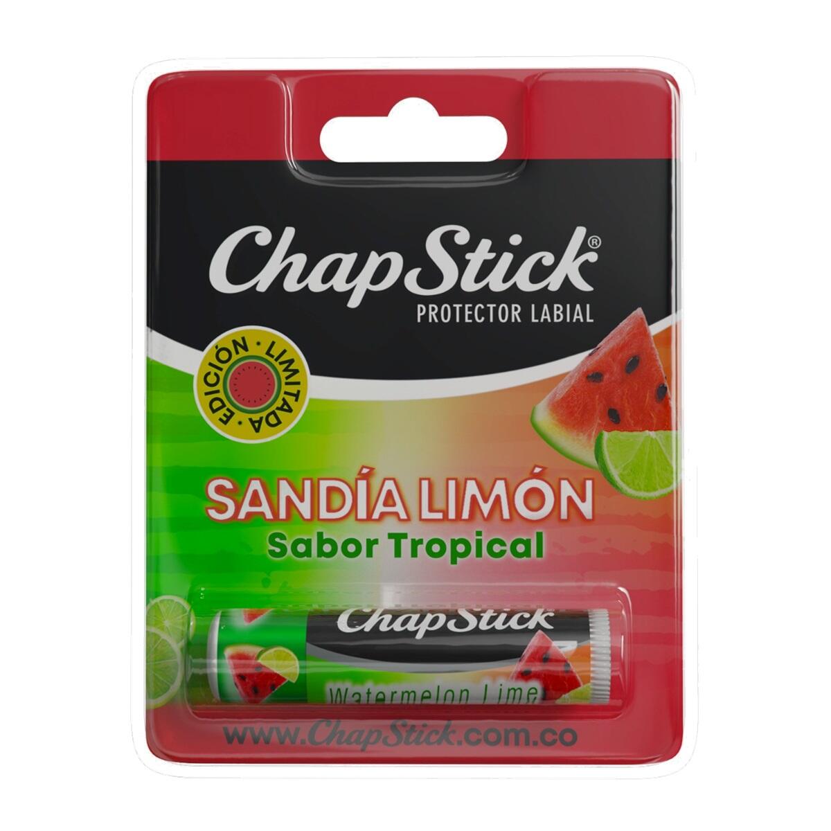 Chap Stick Protector Labial Sandia Limon X 4 Gr