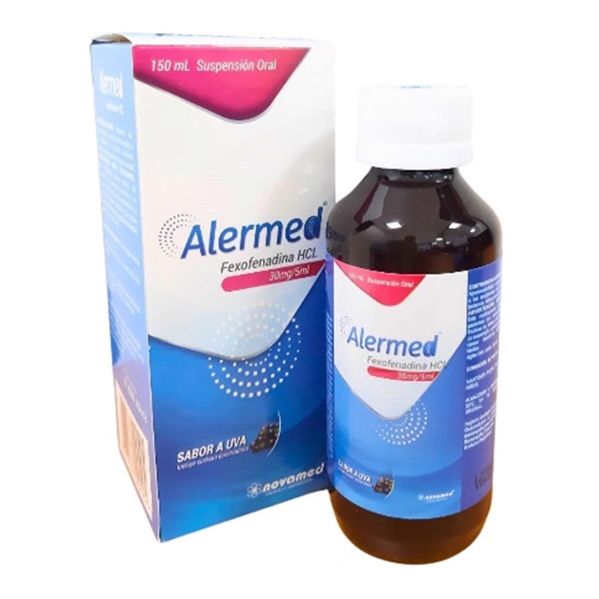 Alermed Fexofenadina 30 Mg/5 Ml Sabor Uva X 150 Ml