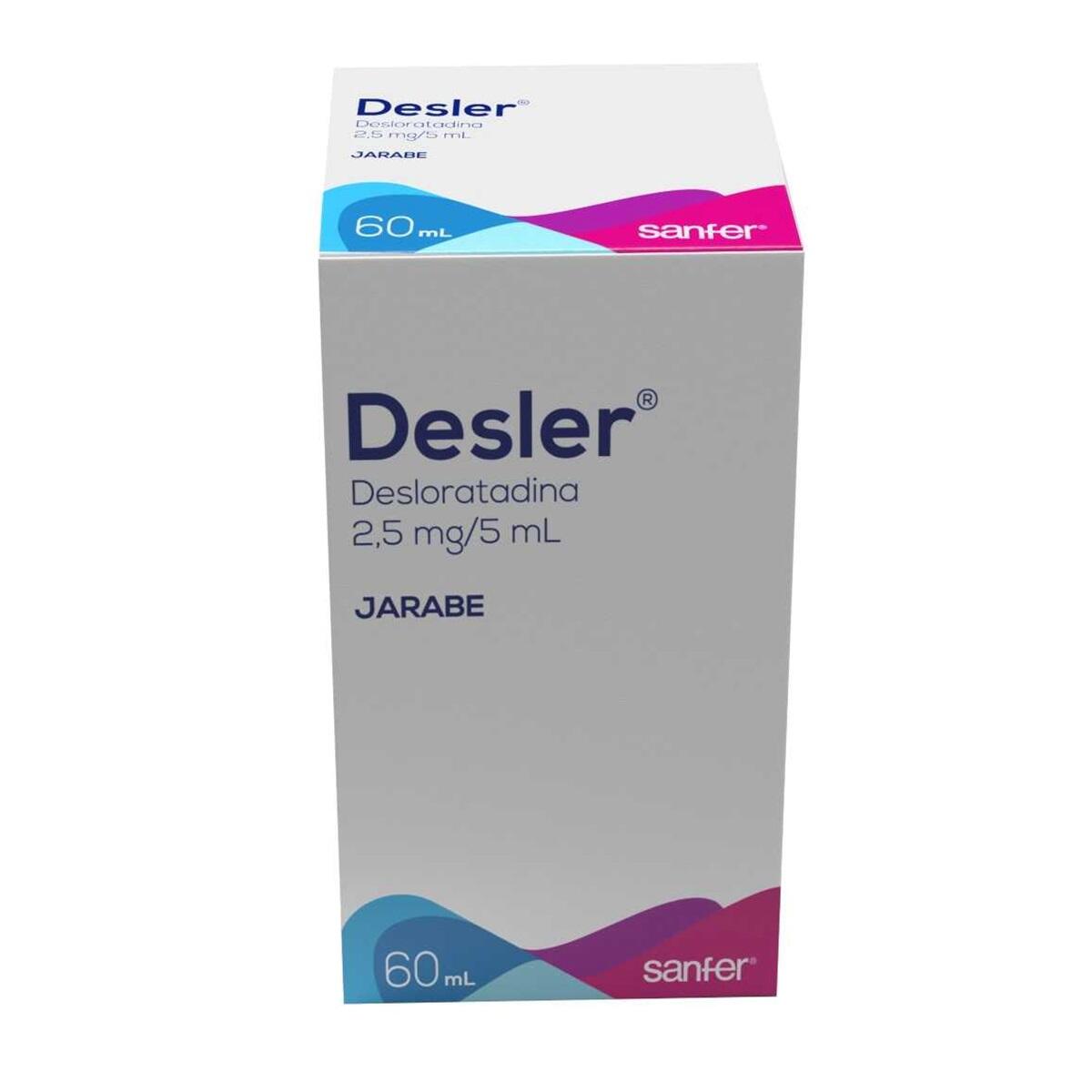 Desler Desloratadina 2.5 Mg/5 Ml Jarabe X 60 Ml